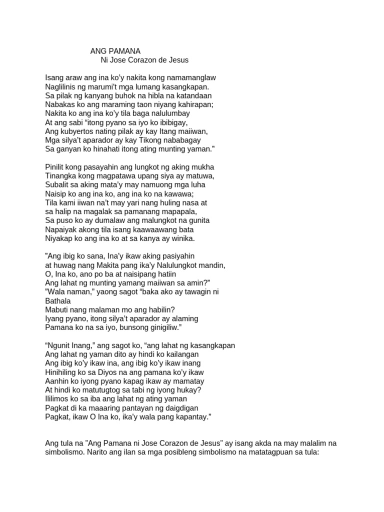 Ang Pamana | PDF