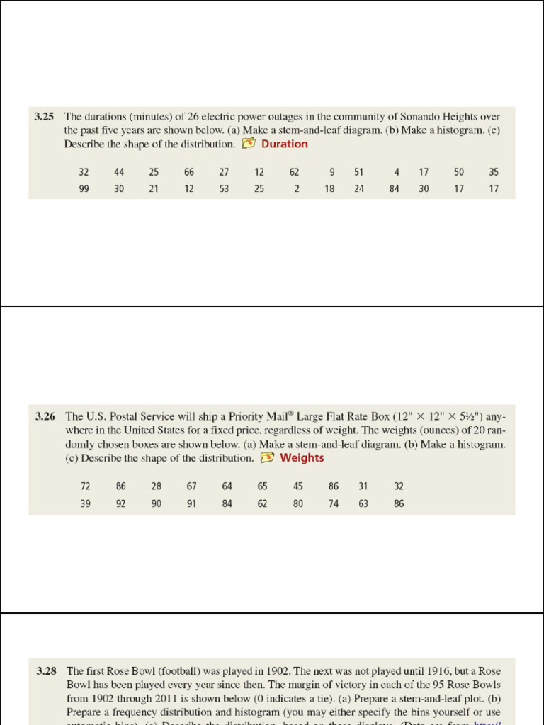 Topic 3 Describing Data Visually (2) | PDF