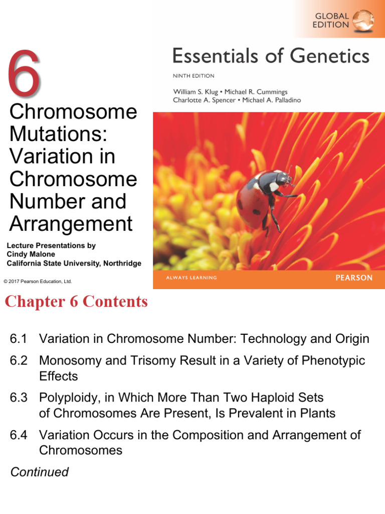 Ch06 Lecture Presentation | PDF | Ploidy | Gene