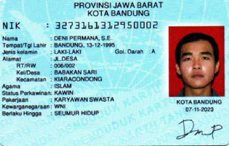 KTP (Deni Permana) | PDF