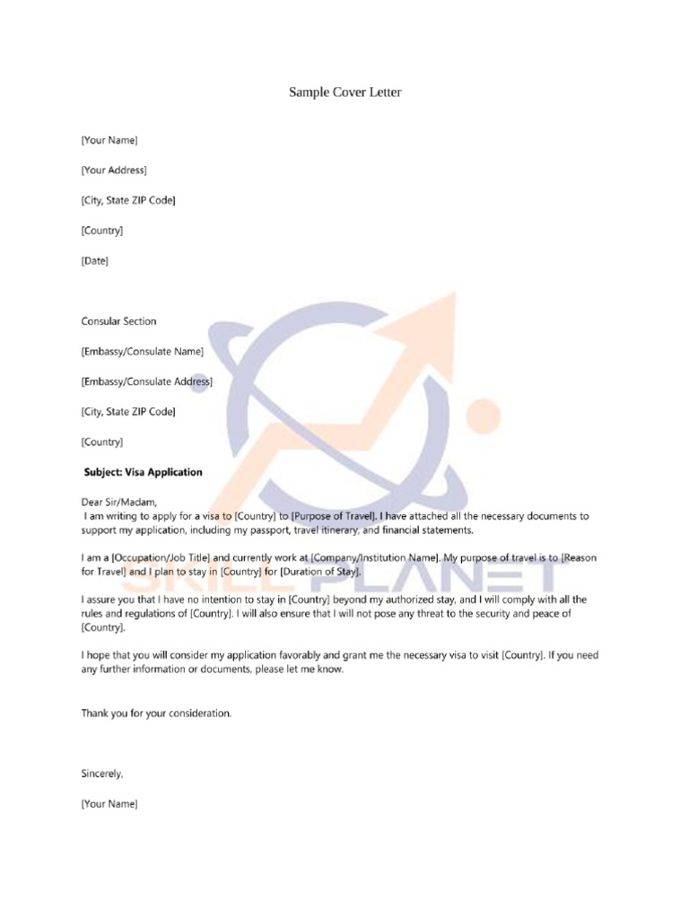 Sample Cover Letter | PDF