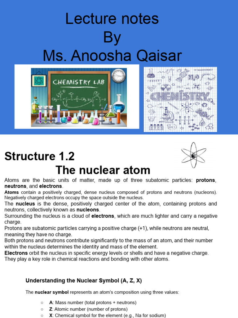 Understanding Nuclear Atom Structure | PDF | Atomic Nucleus | Atoms
