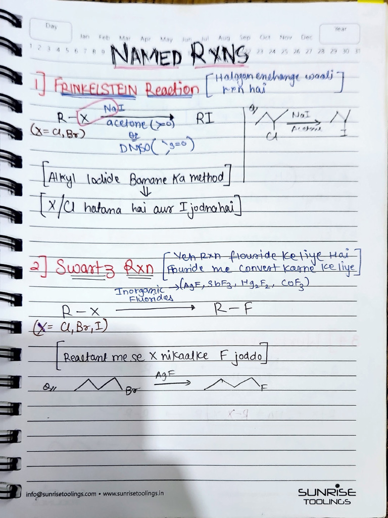 Named Reactions Amit Sir | PDF
