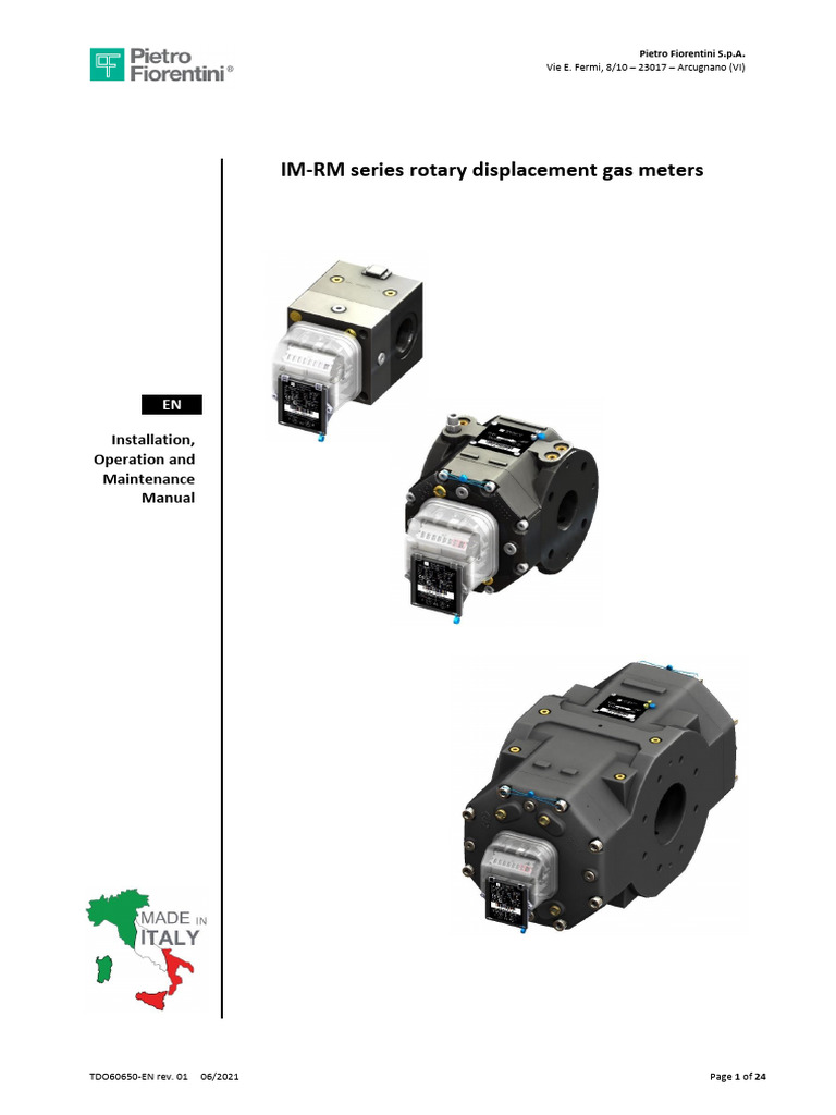 TDO60650-EN-Rev01 IOM Manual Rotary | PDF | Gases | Steel