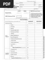 Functional Independence Measure (FIM ) Instrument | PDF