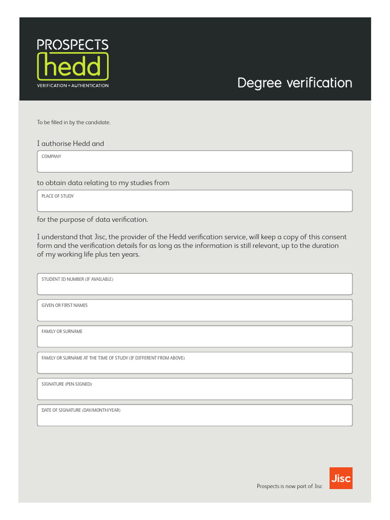 Hedd Standard Consent Form | PDF