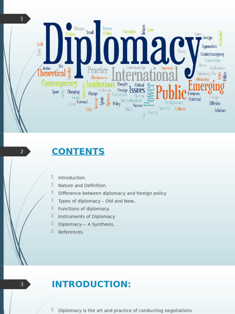 Diplomacy 210516192824 | PDF | Diplomacy | Ambassador