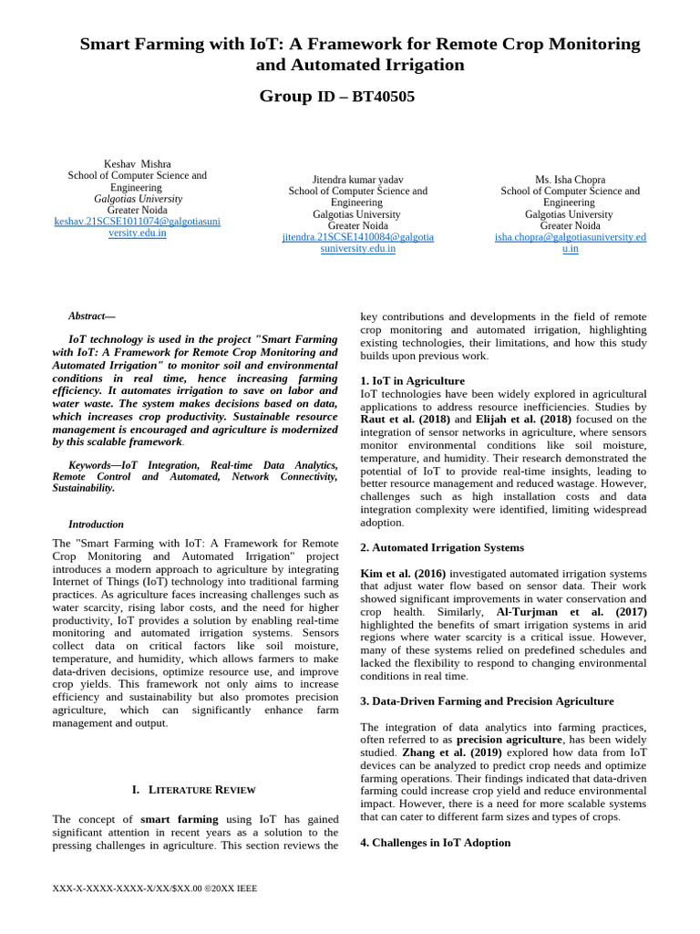 conference-template-a4[1] | PDF | Internet Of Things | Agriculture