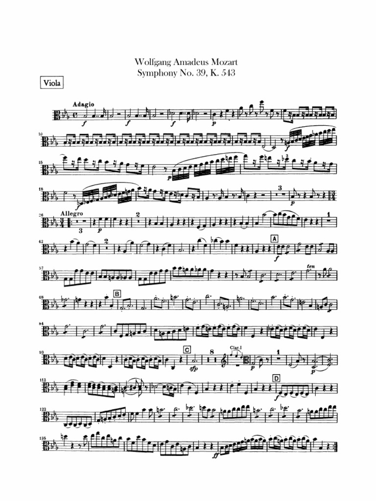 Mozart K543.Viola | PDF