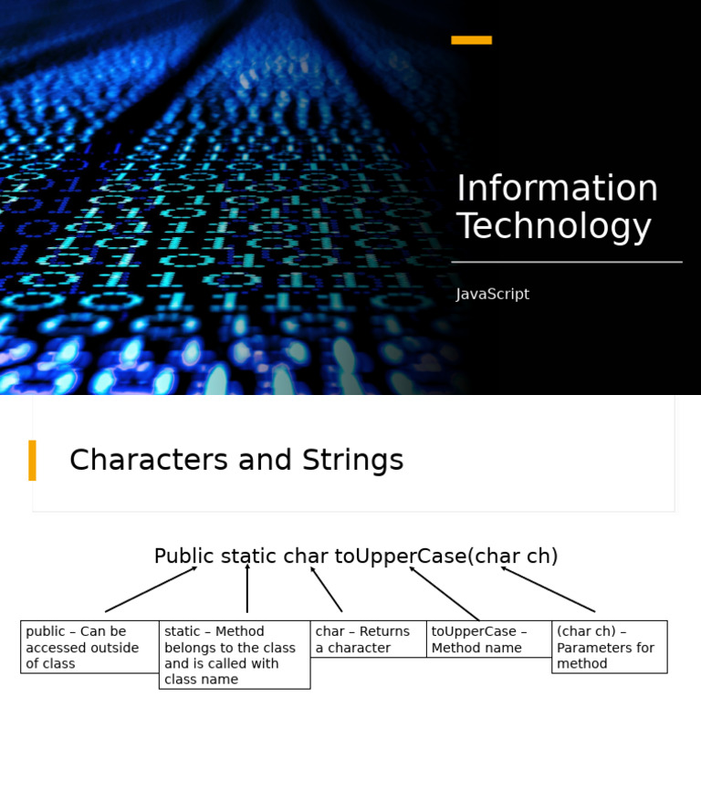 IT Javascript Summary | PDF