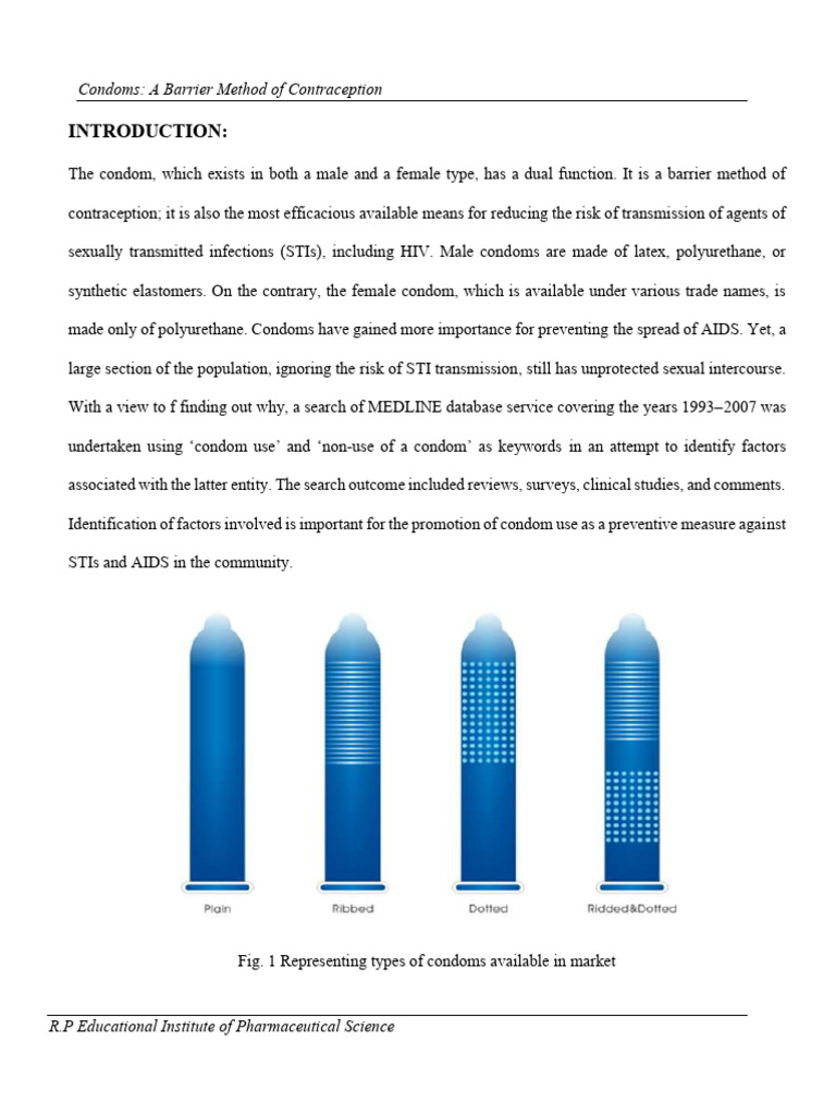 Yuvraj Project Main | PDF | Condom | Safe Sex