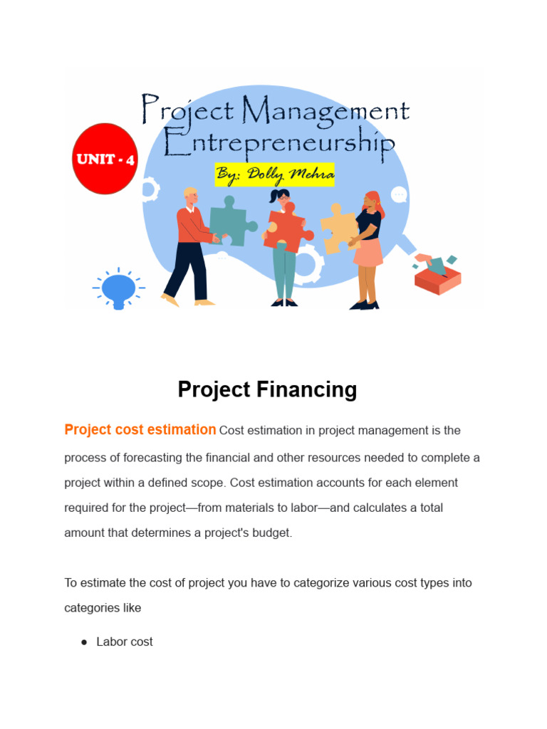 Unit 4-Project Financing | PDF | Balance Sheet | Risk