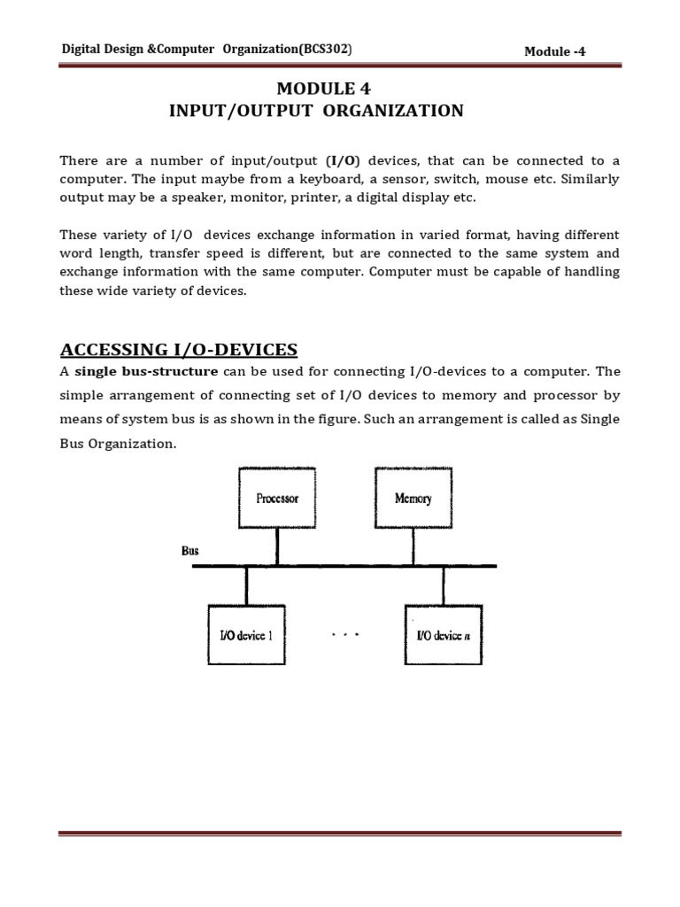 M4 Notes Pdf Cpu Cache Input Output