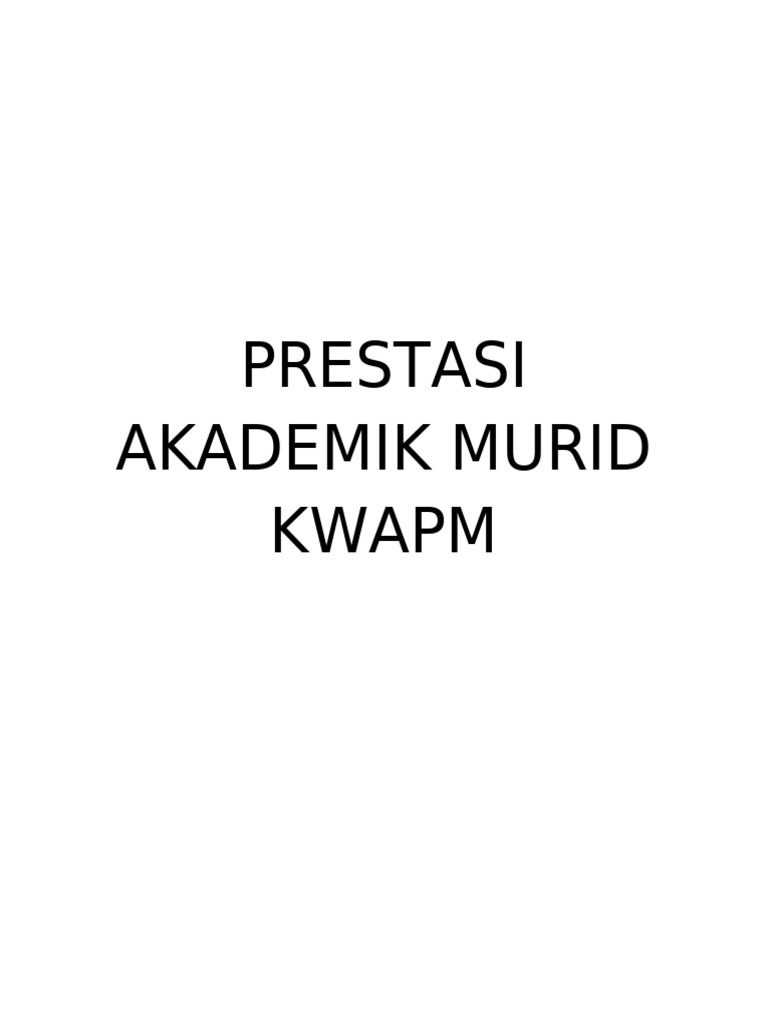 Isi Kandungan Folder Kwapm | PDF