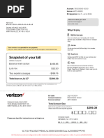 Att Wireless Bill Template | PDF