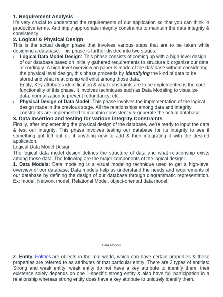 Database Design Essentials | PDF | Databases | No Sql