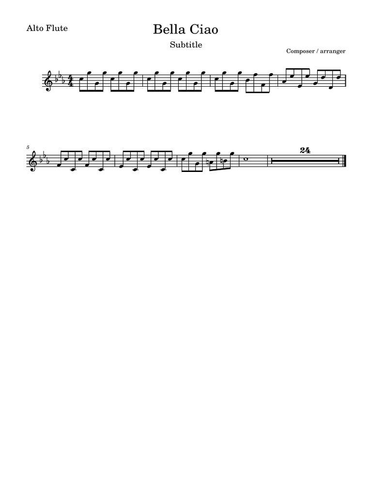 Bella Alto Flute | PDF