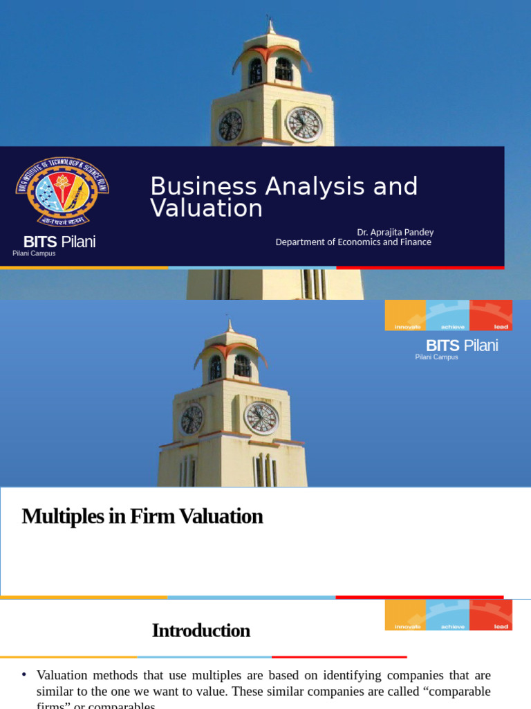 Relative Valuation (1) | PDF | Valuation (Finance) | Capital Structure