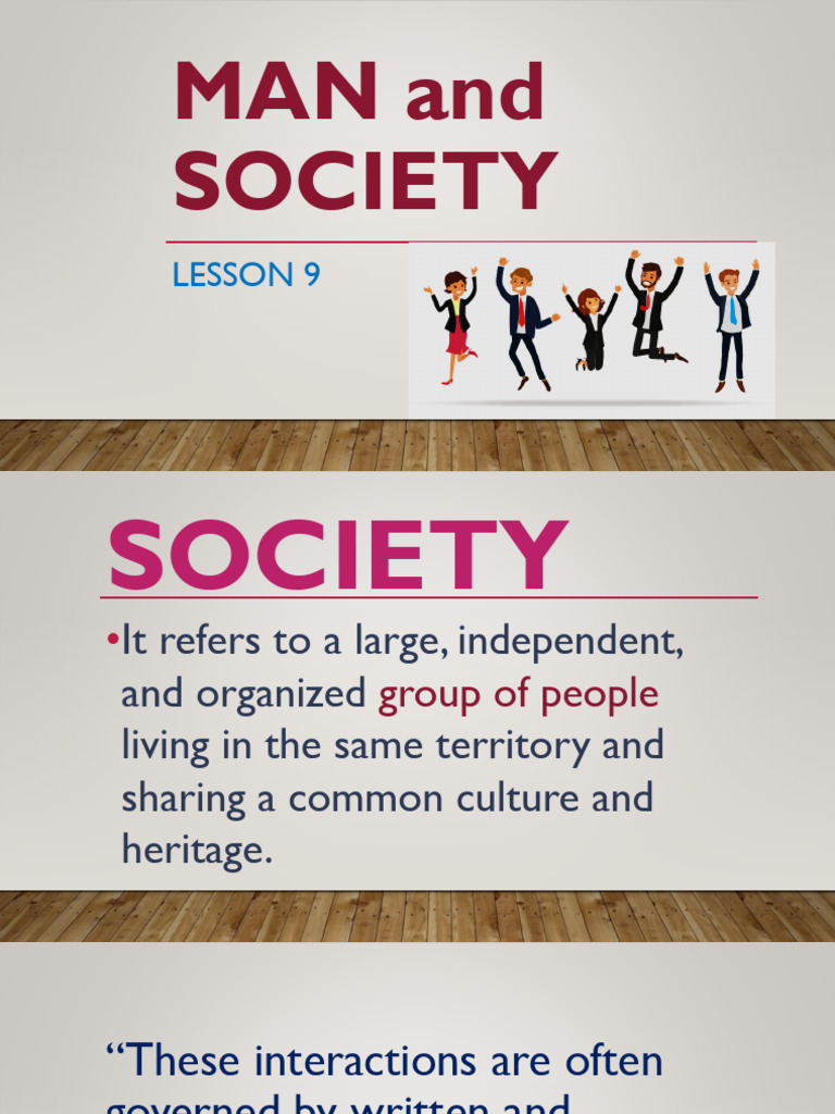 Man and His Society | PDF | Social Contract | Socialization