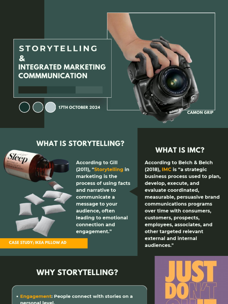 Storytelling in IMC PDF | PDF | Brand | Marketing Communications