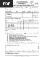 Accumulator Drawdown Test Procedure | PDF | Computers