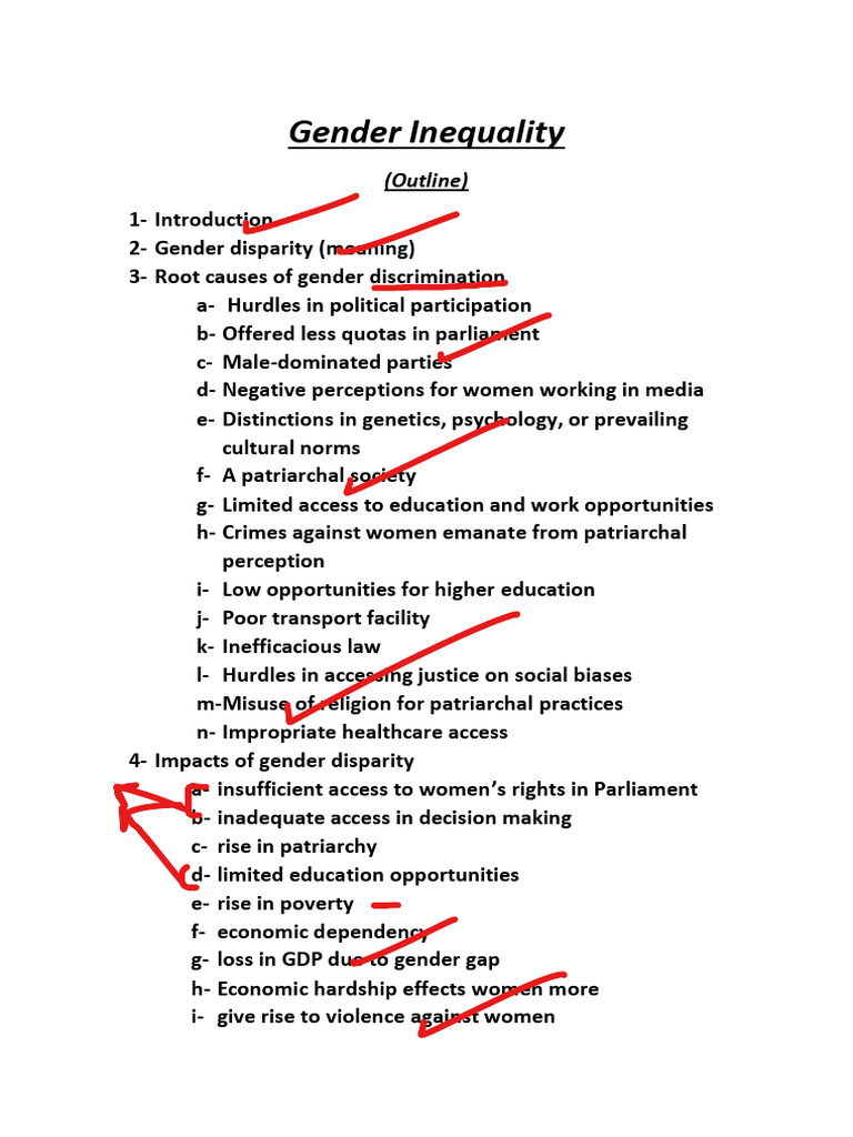 Gender Inequality | PDF