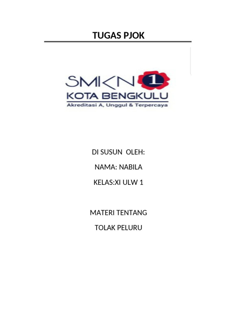 TUGAS PJOK t1 2025 | PDF