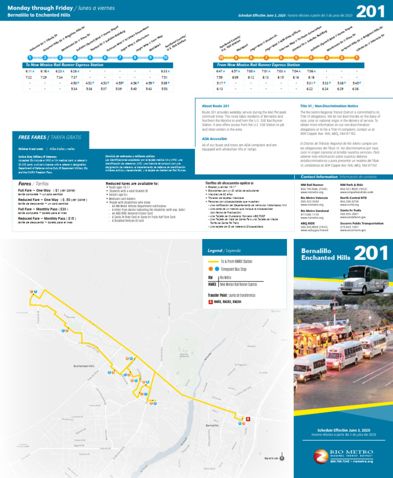 Rio Metro Route 201 April 2022 - 202205051325540729 | PDF | Transport ...