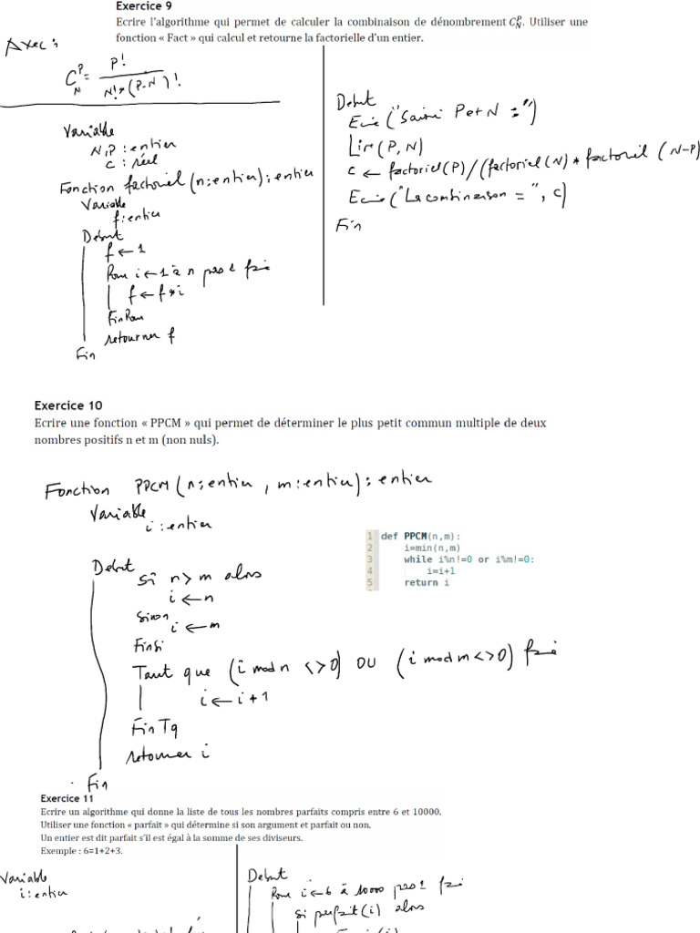 TD5-sol Part2 Infoalgo | PDF