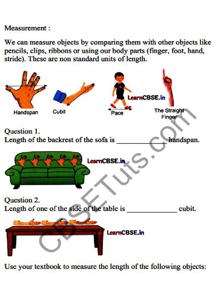 Class 2 Maths Chapter 7 | PDF