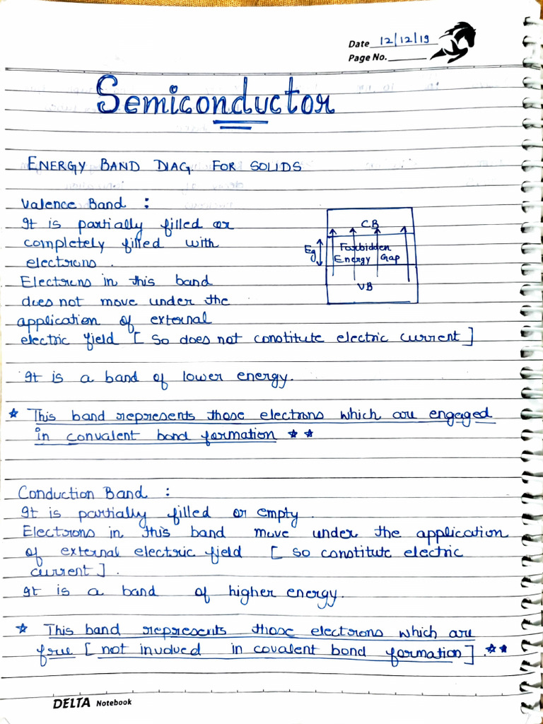 Semiconductor Notes | PDF