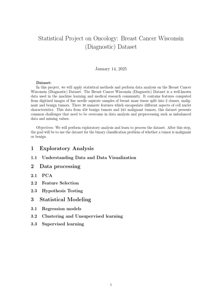 3MC CIMPA School 2025 Project Overview | PDF