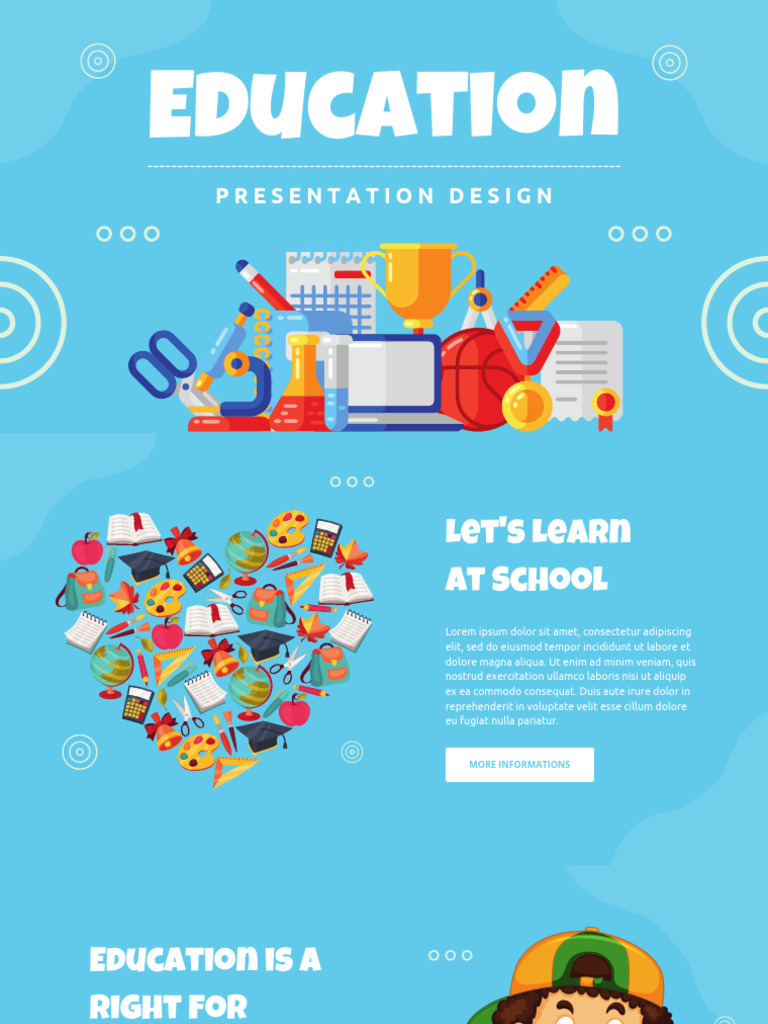 Colorful Illustrated Education Presentation | PDF