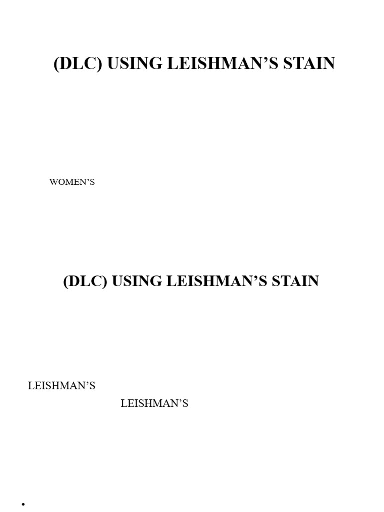 Differential Leukocyte Count (DLC) Using Leishman'S Stain: Dr. Shobha ...
