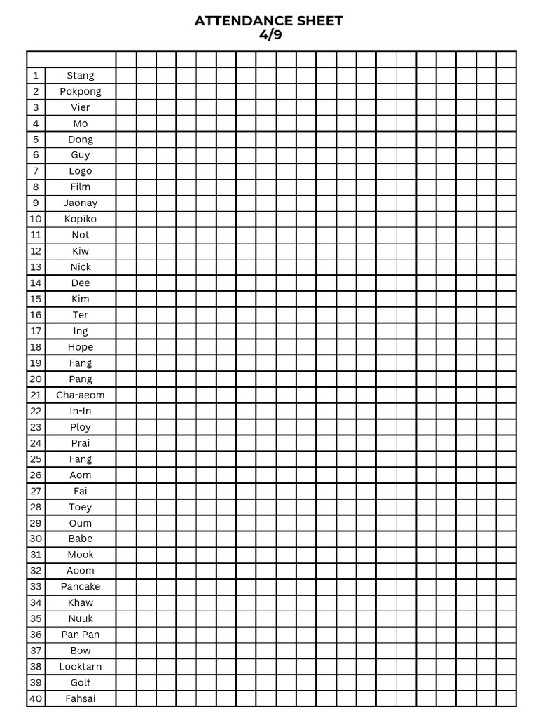 Gradebook Worksheet in Yellow Simple Style | PDF
