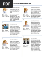 Isometric Neck & Shoulder Exercises | PDF