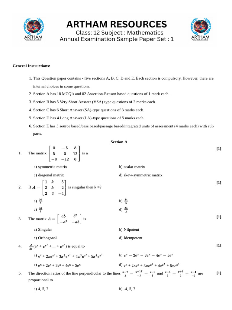 Set - of - 15 - Sample - Papers - With - Solutions - & - Blueprint ...