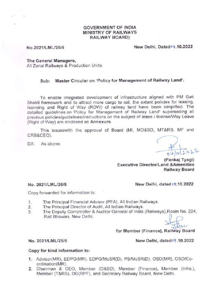 Master Circular On Land Management-2 (1) - Compressed | PDF
