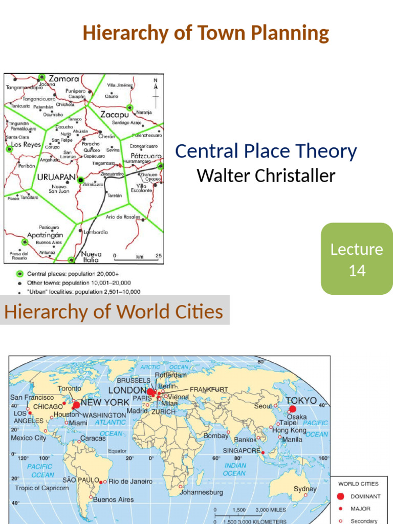 Central Place Theory Explained | PDF