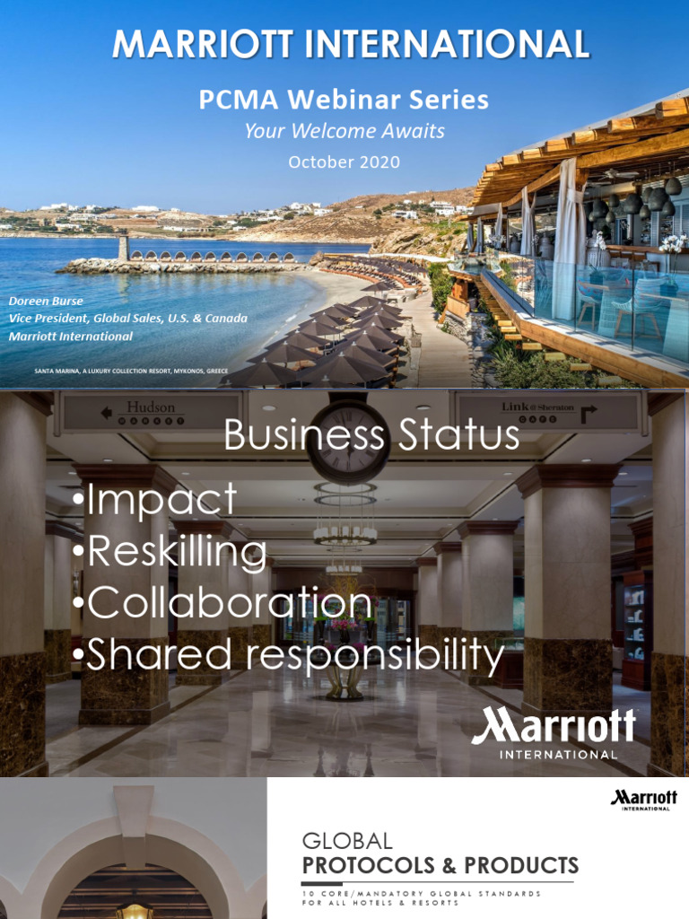 10.1.20 - PCMA Get To Know - Marriott | PDF | Marriott International | Hotel