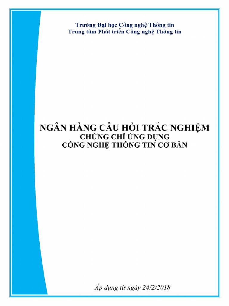 1 Nganhang CNTT Co Ban | PDF