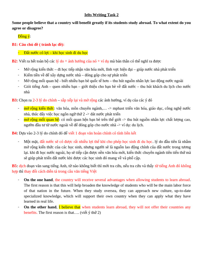 Ielts Writing Task 2 Review | PDF | Essays | Opinion