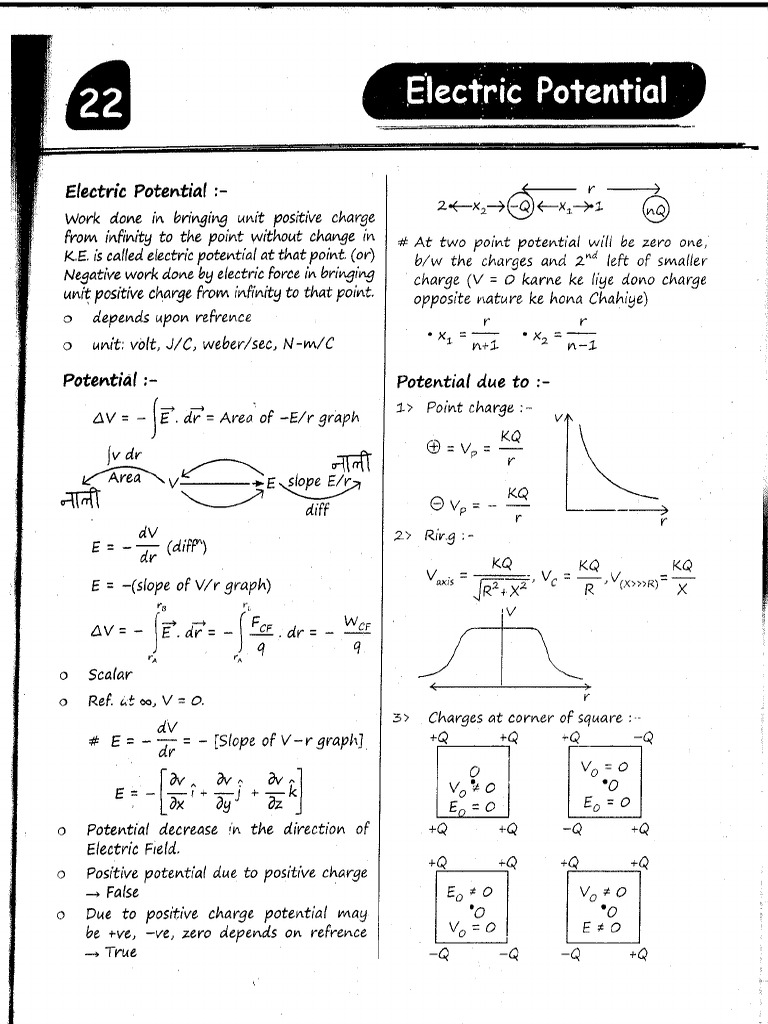Electric Potential | PDF