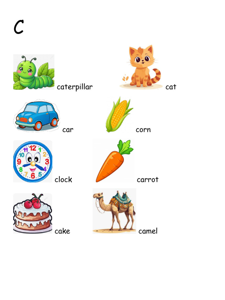 Sound c Picture dictionary (October Branch1) | PDF