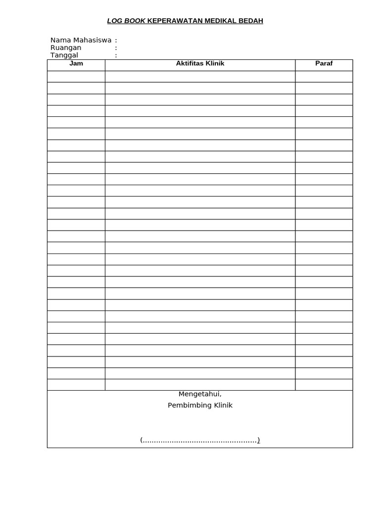 Log Book Keperawatan Medikal Bedah(3) | PDF