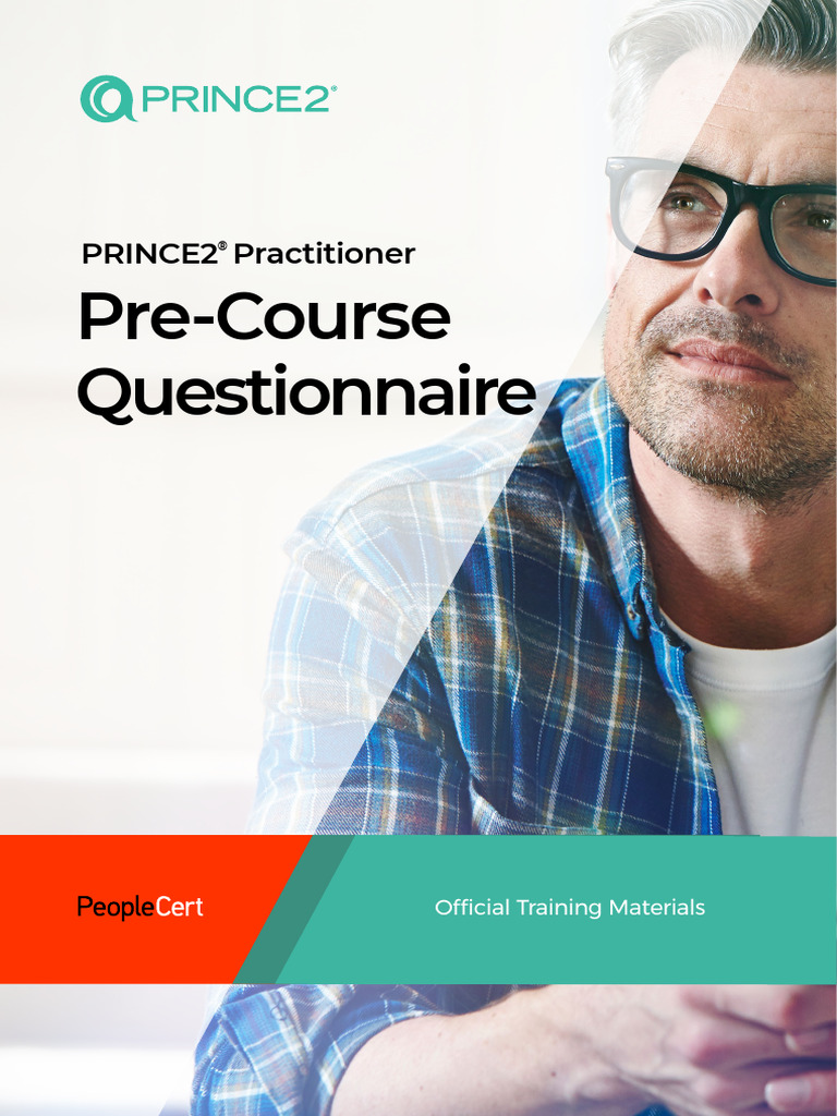 PRINCE2 Practitioner Pre-course Questionnaire | PDF | Learning | Knowledge
