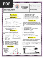 3AC Examen Local Adapté 2023 - 2024 | PDF | Mathématiques ...
