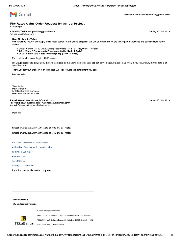 DCD Certificate TEKAB | PDF