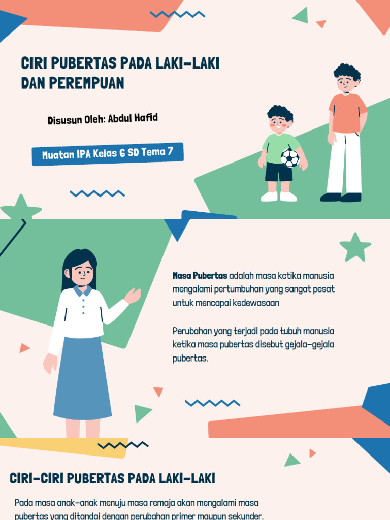 Ciri Pubertas Pada Laki-Laki Dan Perempuan | PDF