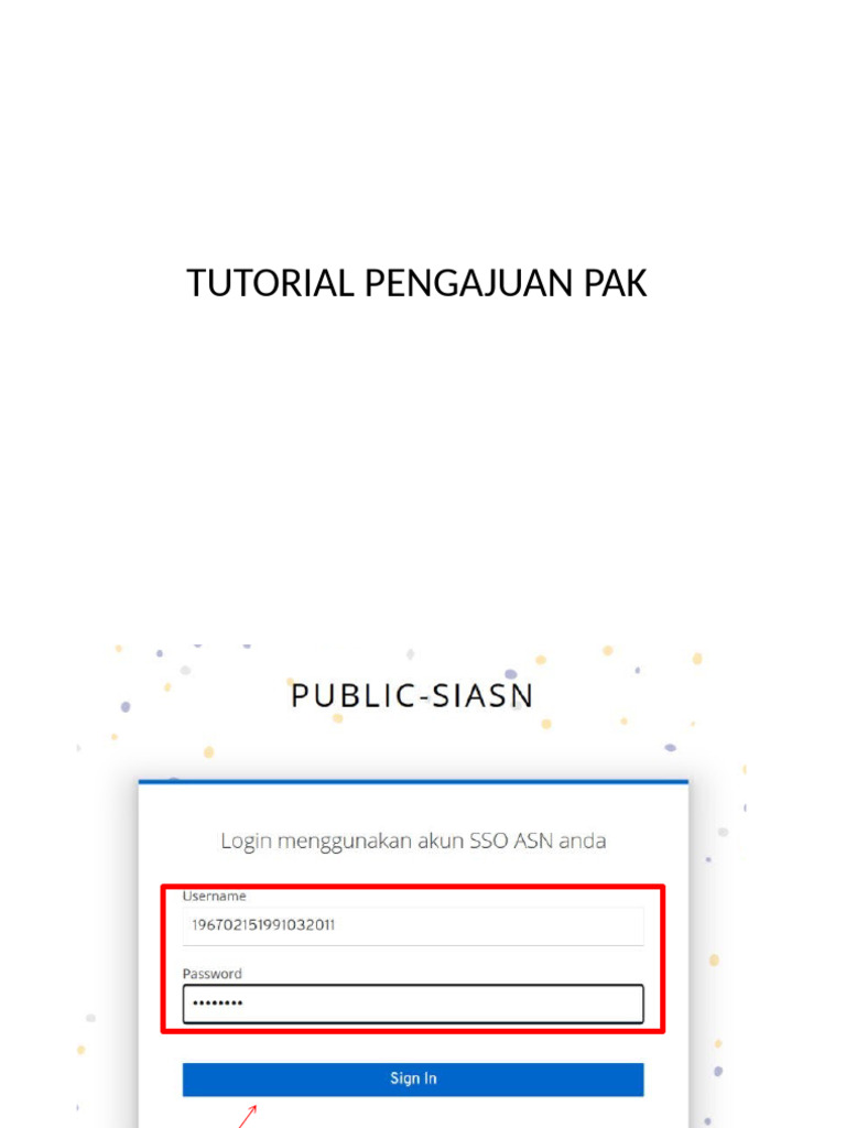 Tutorial Pengajuan Pak | PDF